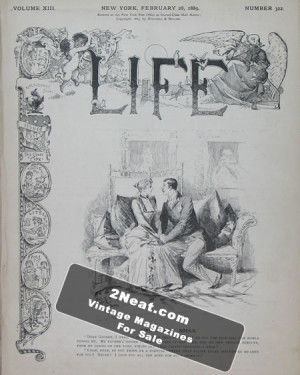 LIFE 1889 Magazines For Sale - 2Neat Magazines - Original LIFE ...