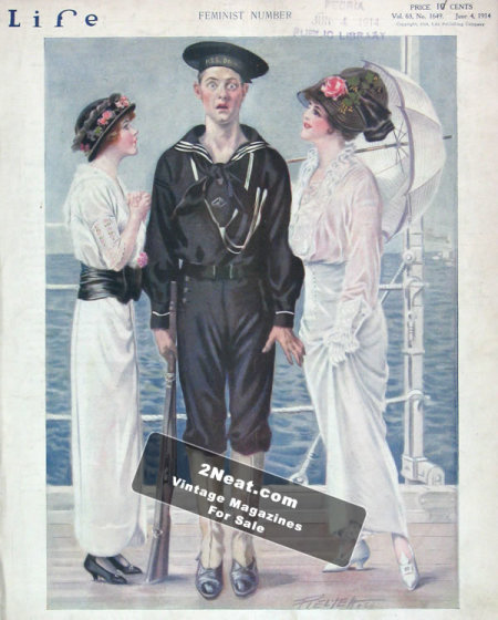 LIFE 1914 Magazines For Sale - 2Neat Magazines - Original LIFE ...