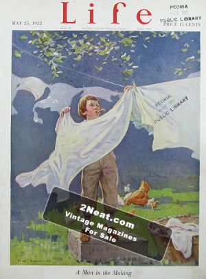 LIFE 1922 Magazines For Sale - 2Neat Magazines - Original LIFE ...